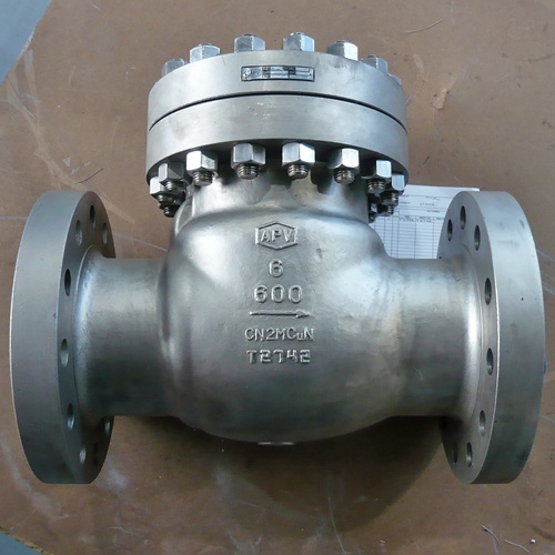 CN2MCuN (904L) Check Valve in fast delivery for high temperature ...