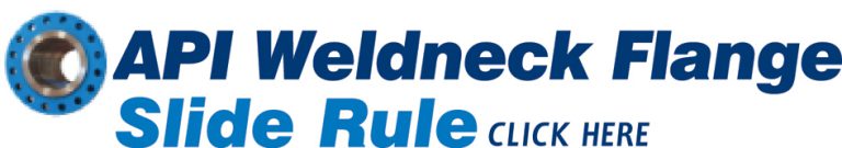 API6A API6B API6X Flange Slide Rule | Global Supply Line